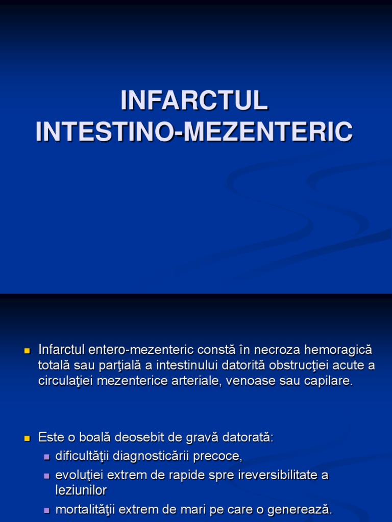 Infarct Enteromezenteric | PDF