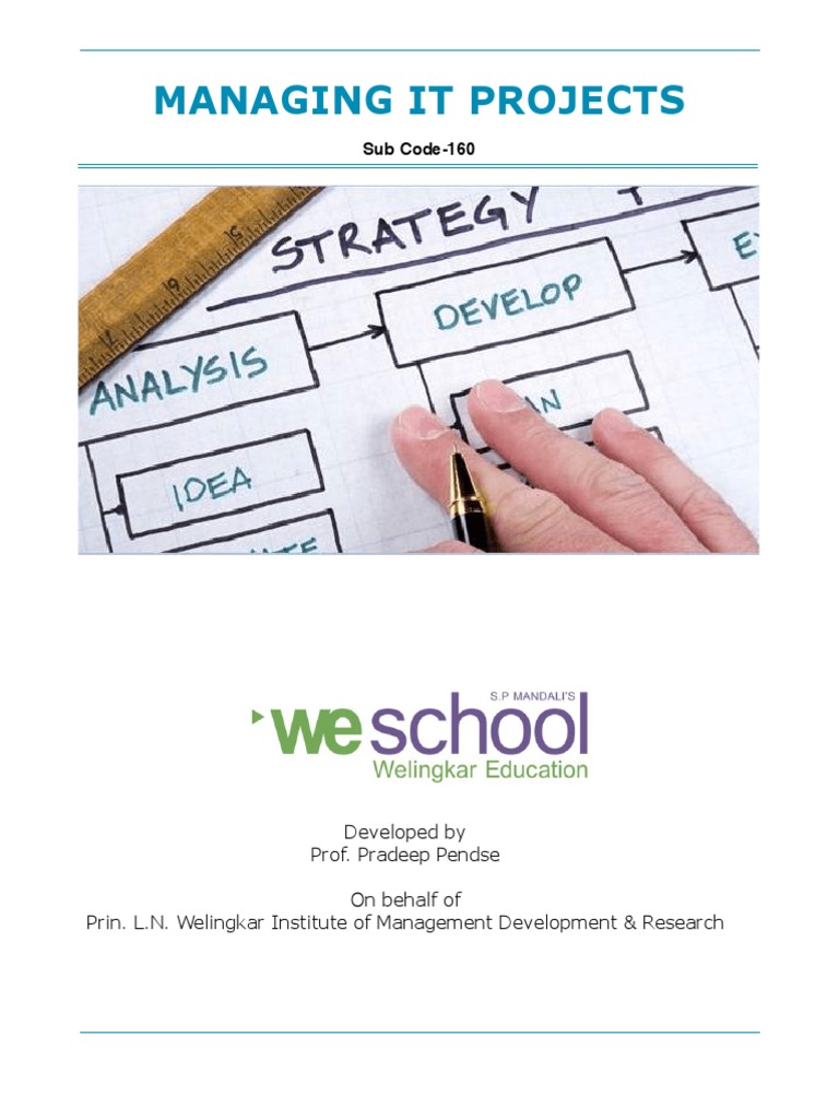 Managing IT Projects 160 v1 | PDF | Risk | Net Present Value