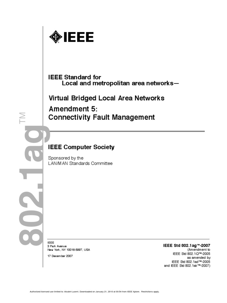 802 | PDF | Institute Of Electrical And Electronics Engineers | Networks