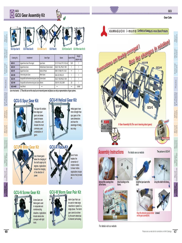 GCU Gear Assembly Kit | PDF | Gear | Manufactured Goods