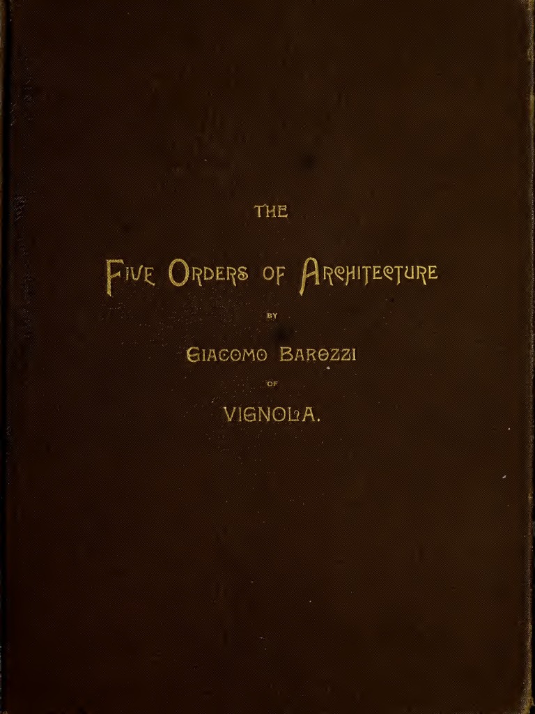 Five Orders of Architecture Guide | PDF | Column | Components