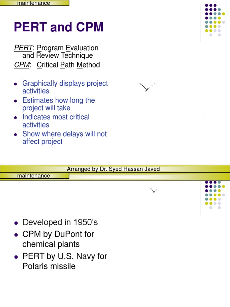 Pert and Cpm2 | PDF | Mathematical And Quantitative Methods (Economics) | Teaching Mathematics
