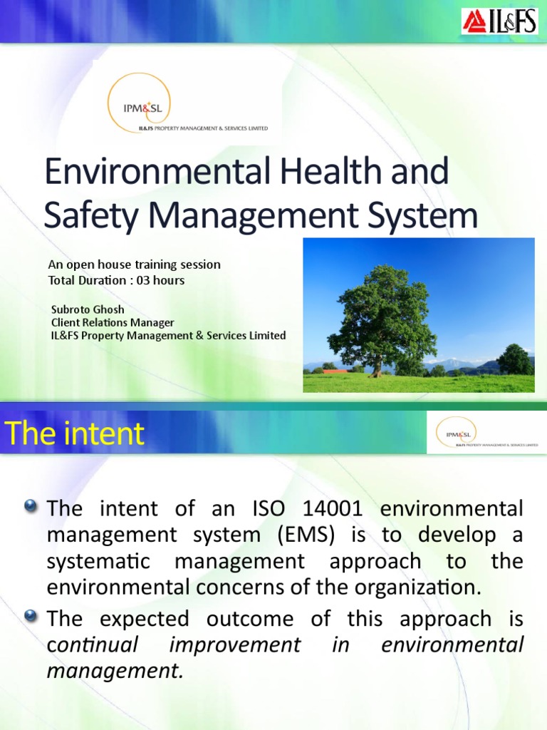 ISO 14001 & OHSAS 18001 EHS Management | PDF | Occupational Safety And ...