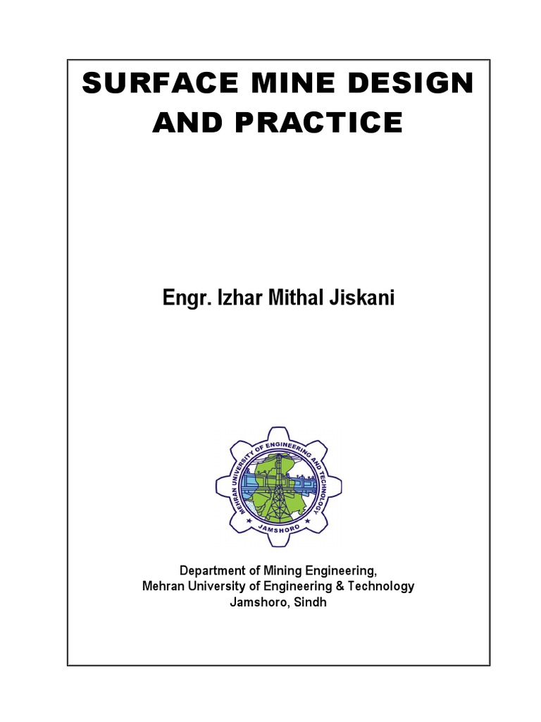 Surface Mine Design and Practice | PDF | Coal Mining | Mining