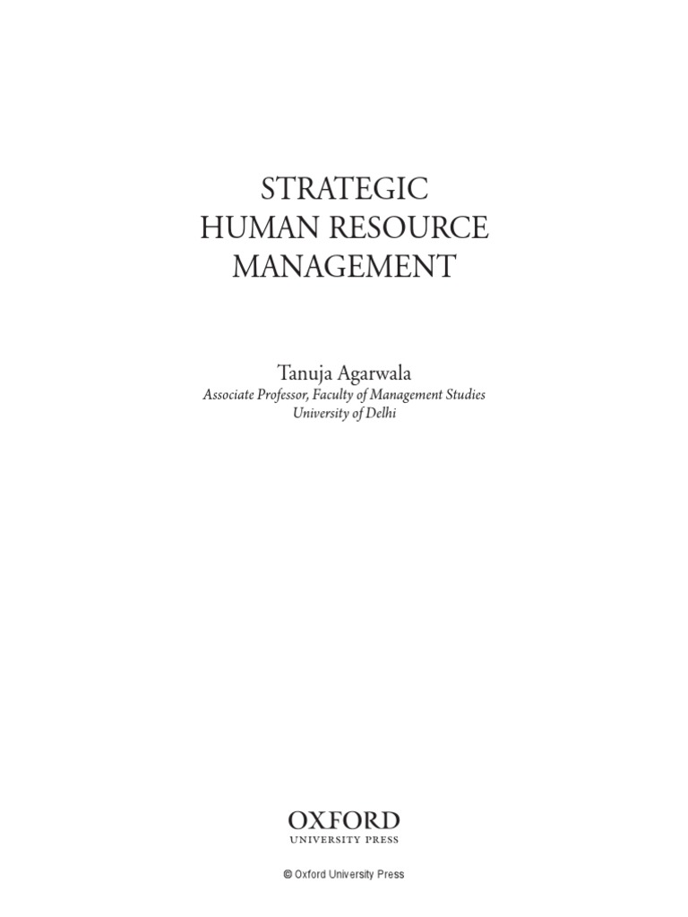 Strategic Human Resource Development | PDF | Human Resource Management ...