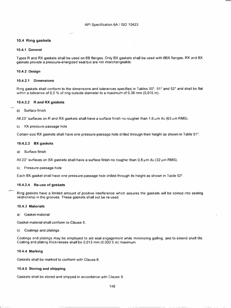 Api Spec 6a RTJ PDF | Download Free PDF | Industrial Processes ...