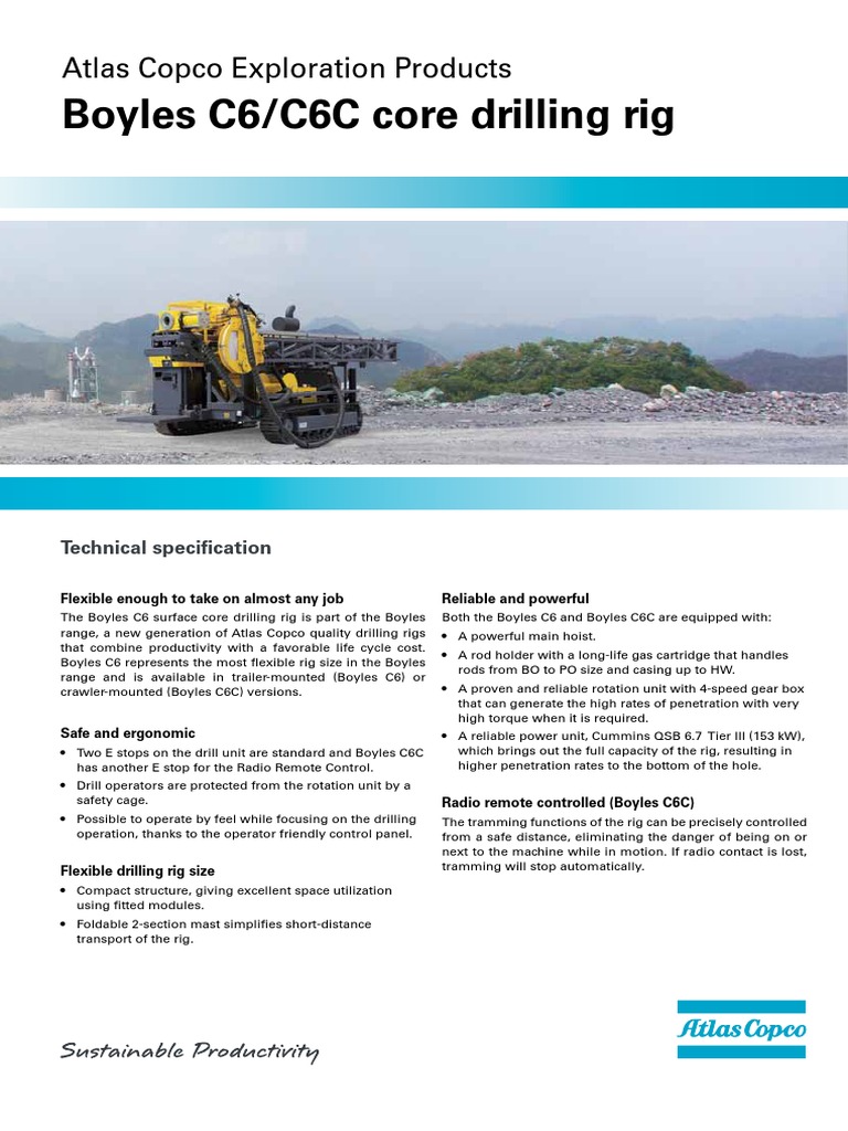 Boyles C6 C6C - Spec Eng - tcm795-3509937 | PDF | Drilling Rig | Transmission (Mechanics)