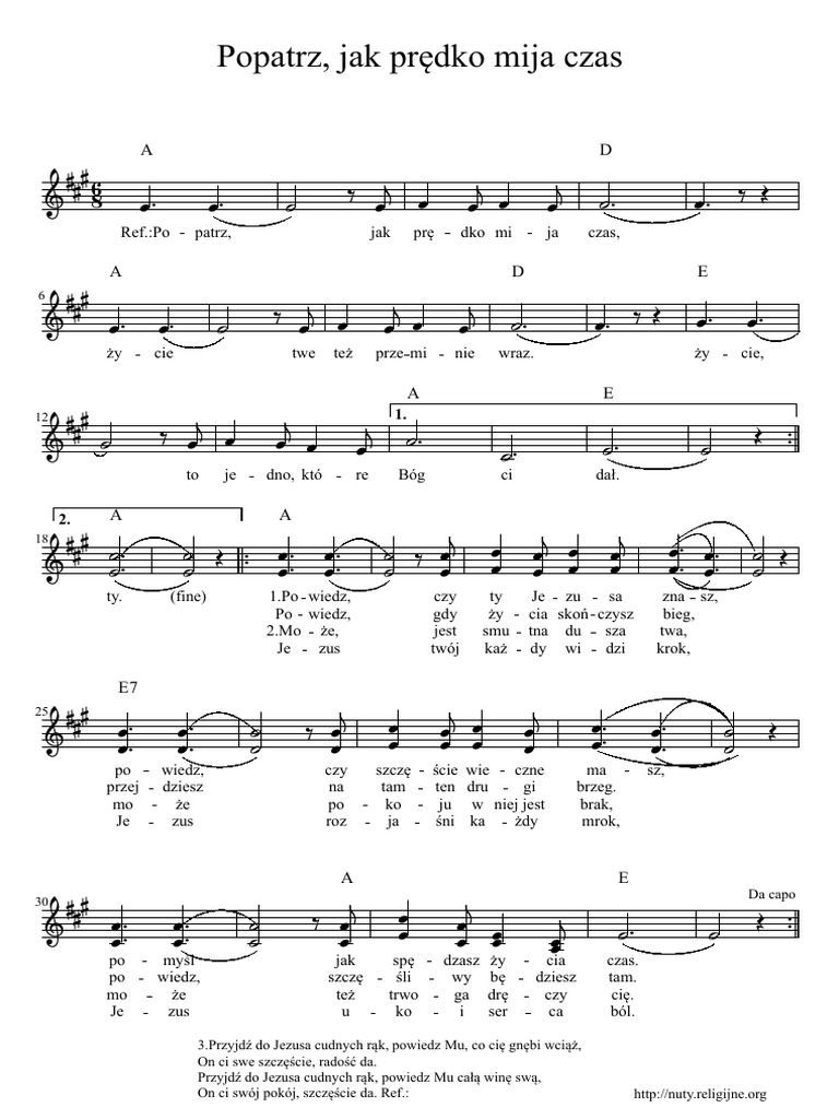 Popatrz, Jak Predko Mija Czas 481327 1 | PDF