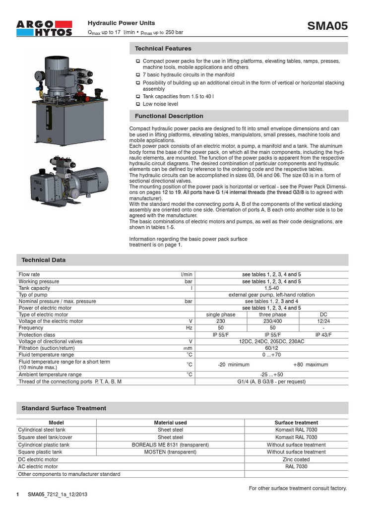 Datasheet SMA05 Ha7212 en | PDF | Electric Motor | Machines