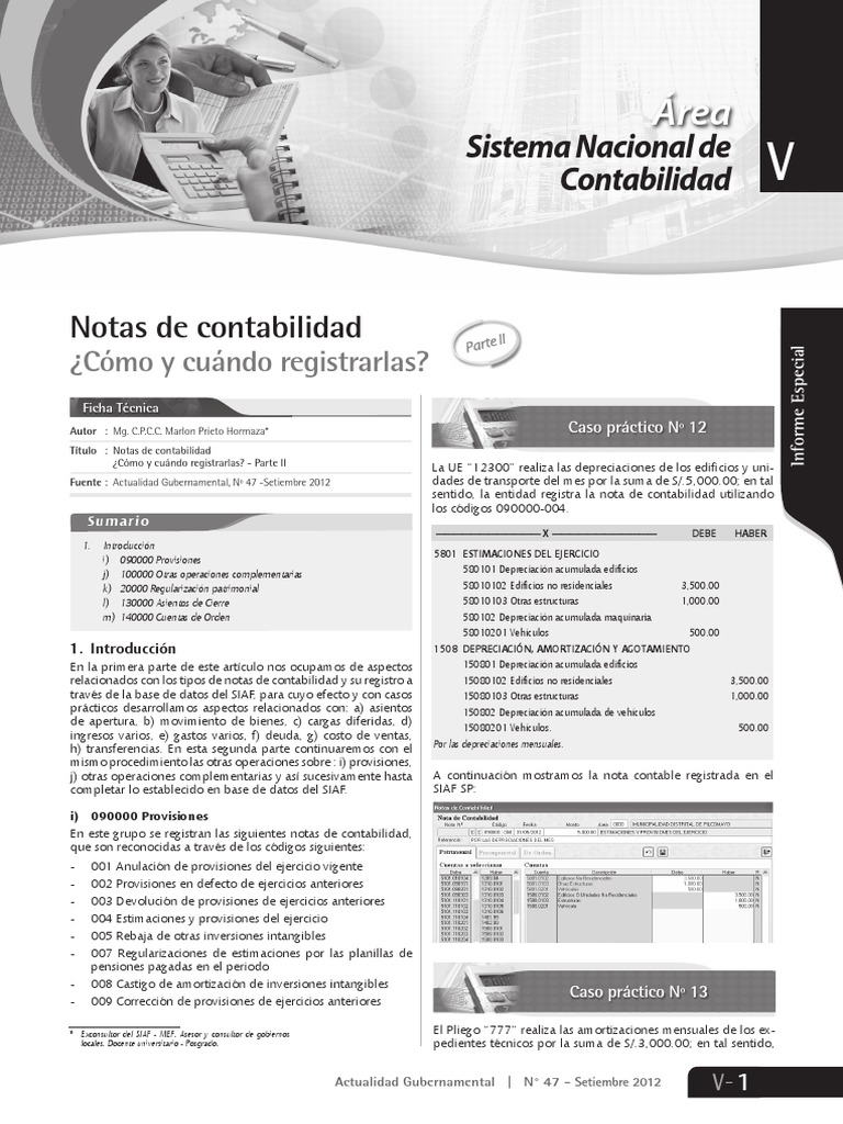 NOTAS DE CONTABILIDAD II.pdf | Contabilidad | Depreciación