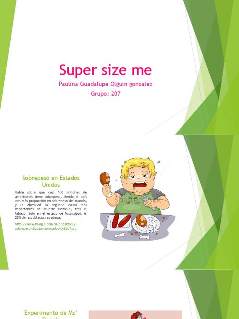 Super Size Me | PDF | Obesidad | Nutrición