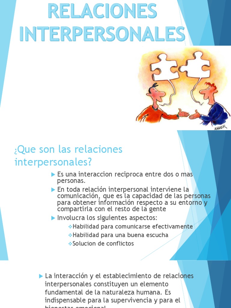 Relaciones Interpersonales | PDF