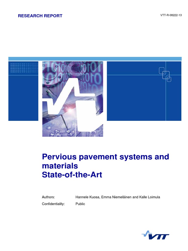 D2 1 CLASS WP2 SOTA Permeable Pavement Systems and Materials | PDF ...