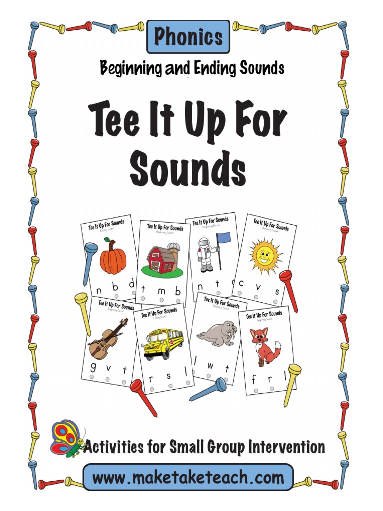 Beginning and Ending Sounds | PDF | Ball And Bat Games | Precision Sports