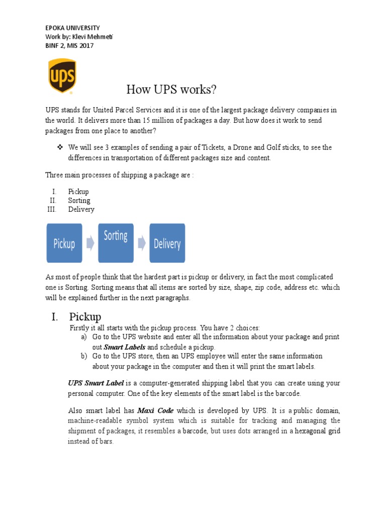 How UPS Works: A Detailed Explanation of the Package Delivery Process ...