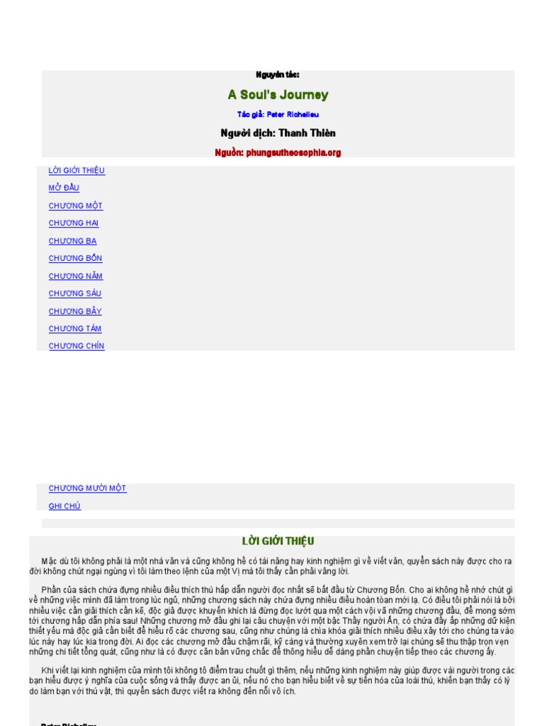 Hành Trình Linh H N PDF | PDF