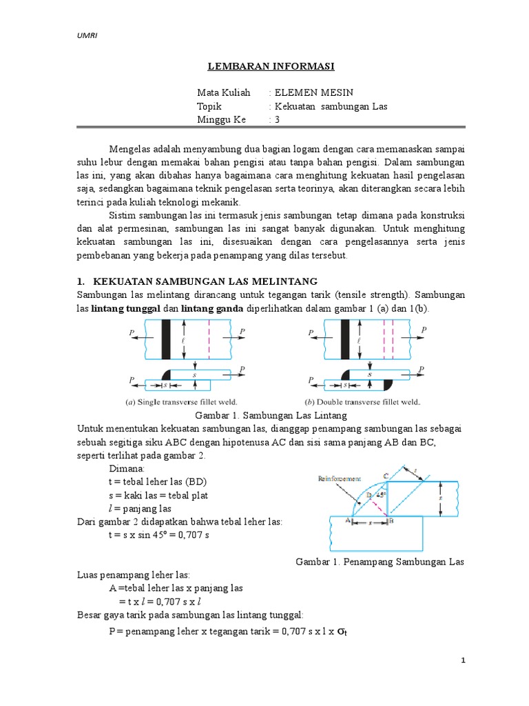 Sambungan Las | PDF | Metode & Bahan Ajar | Teknologi & Rekayasa