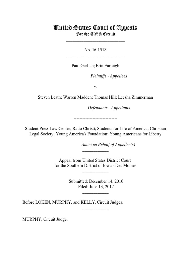 Iowa State Rebuked More Severely by 8th Circuit in Second Ruling On ...