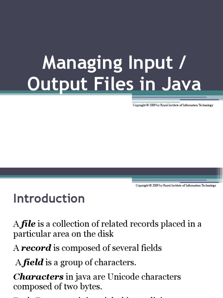 Input Output Files Pdf Class Computer Programming Inputoutput