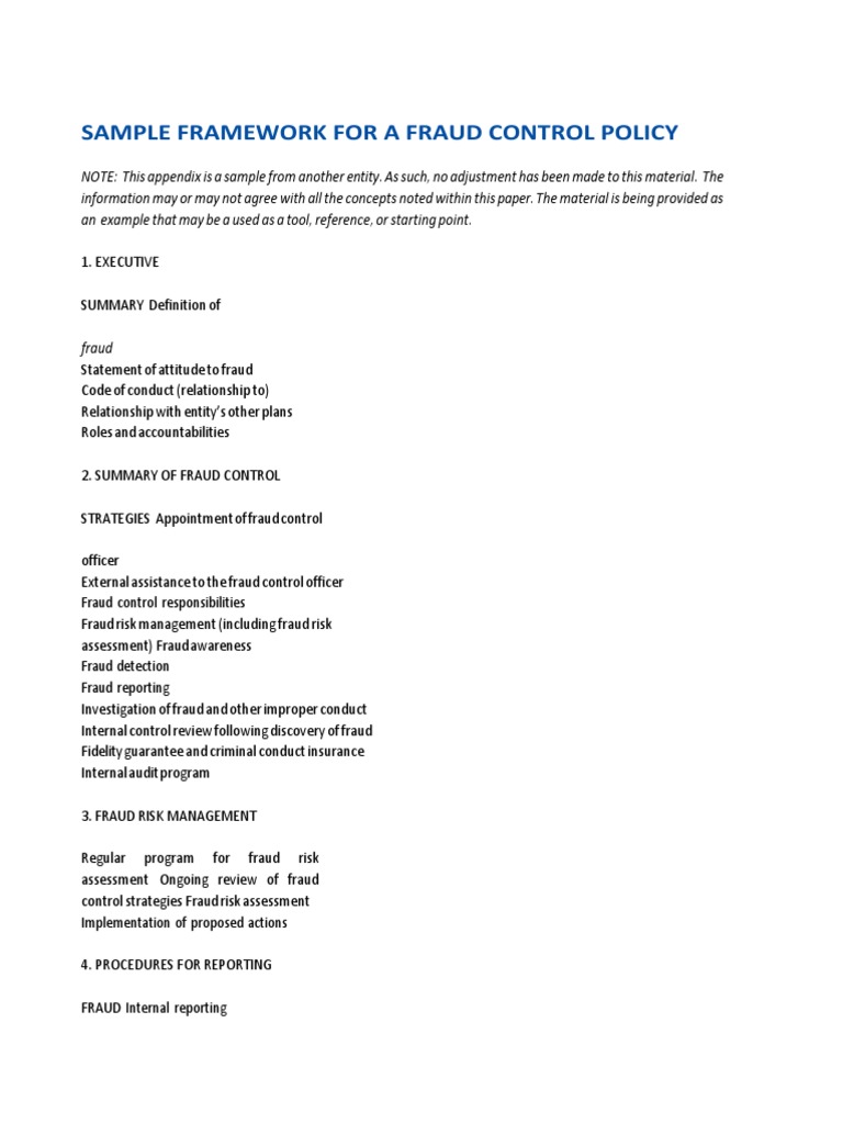 Fraud Risk Assessment - Handouts | PDF | Internal Audit | Internal Control