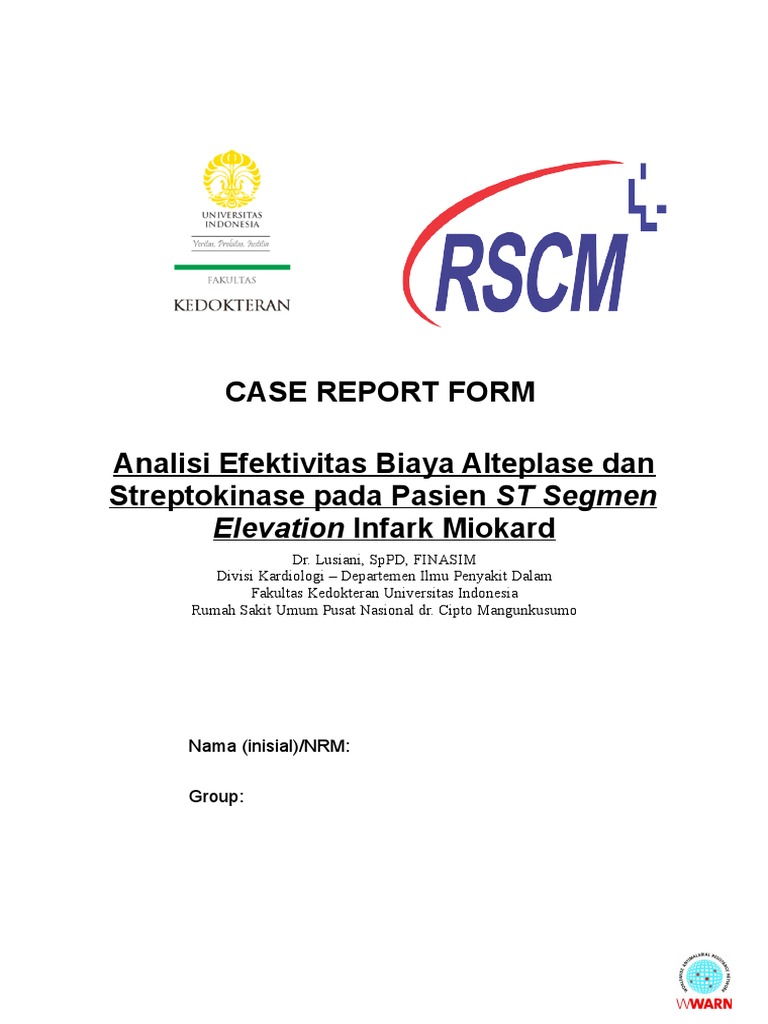 Case Report Form Layout | PDF