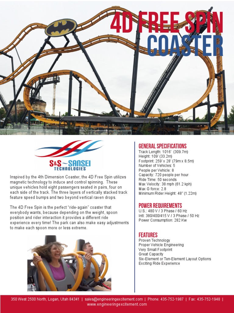 4D Free Spin Coaster | PDF | Transport | Vehicles