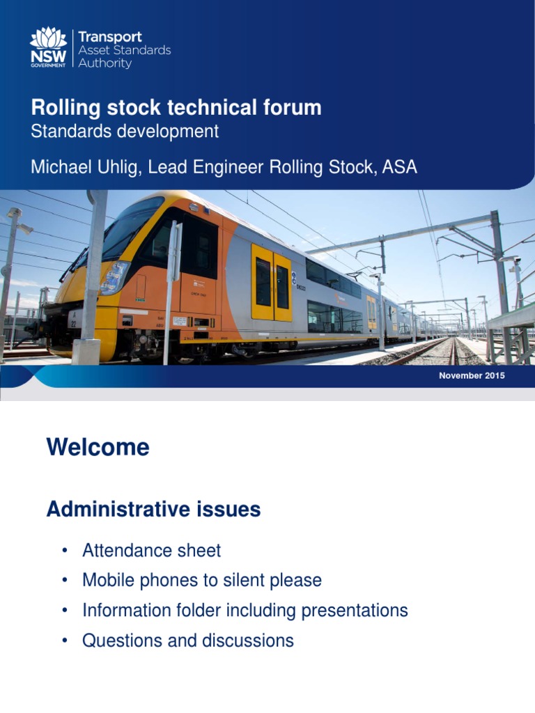 Sydney Trains Rolling Stock Standards | PDF | Power Supply | Rail Transport