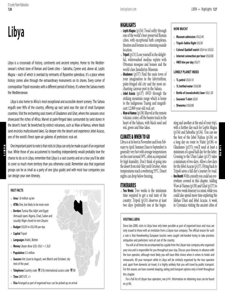 Africa-Libya v1 m56577569830500662 PDF | PDF | Demographics Of Libya ...