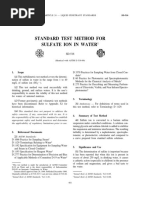 ASTM D516-22 Sulfate Ion in Water | PDF | Chemical Substances | Chemistry
