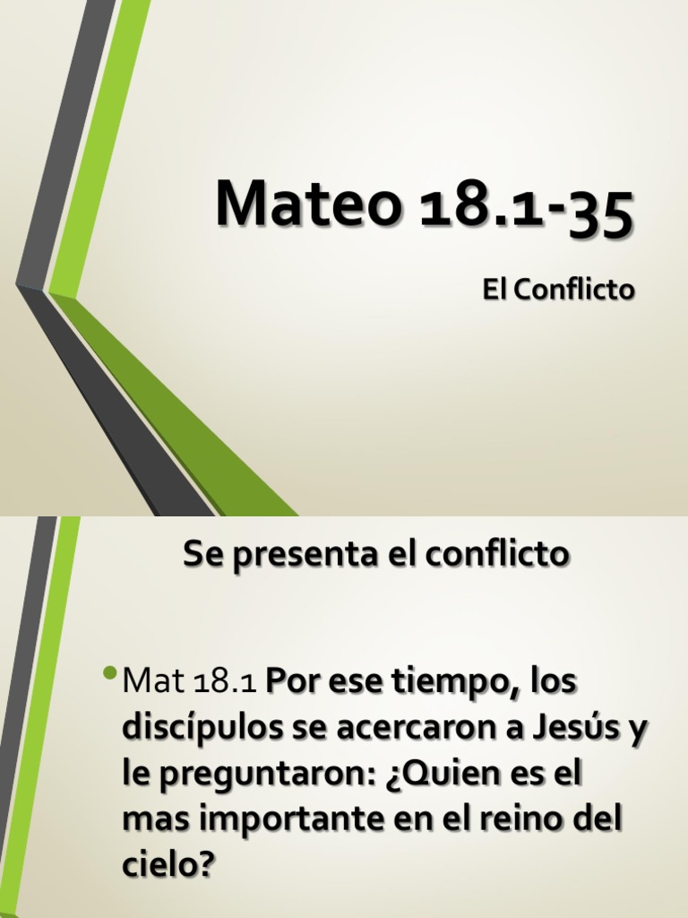 Mateo 18 | PDF