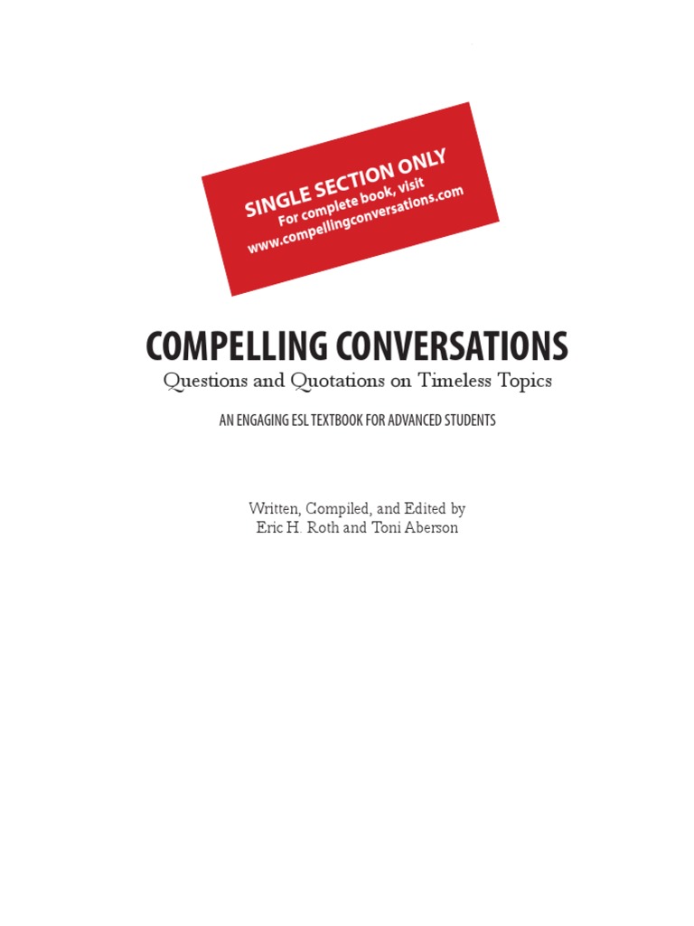 Compelling Conversations PDF | PDF | English Language | Communication