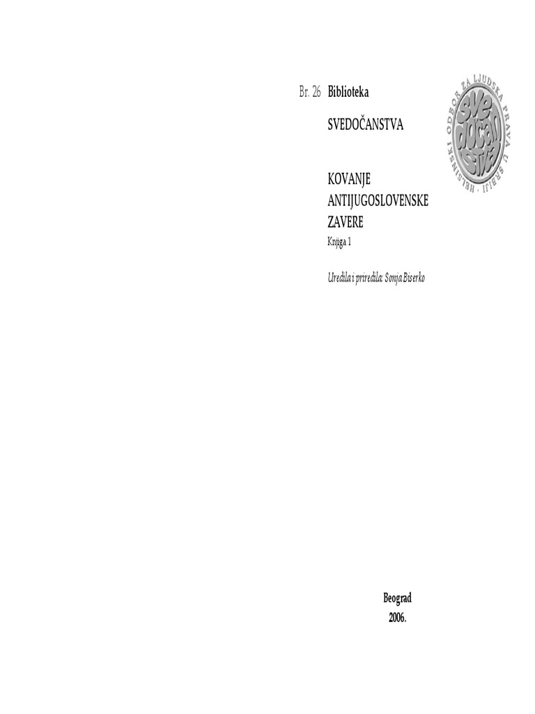 Svedocanstva 26-1 PDF | PDF