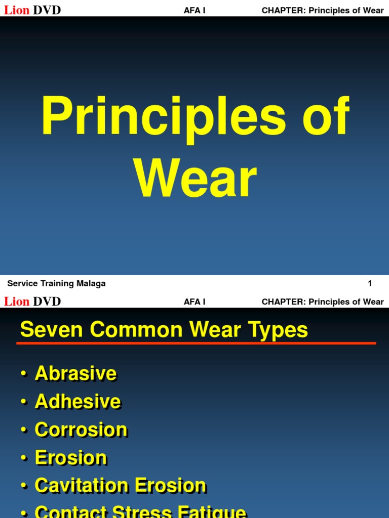 7 Types Wear Mechanisms Explained | PDF | Wear | Corrosion