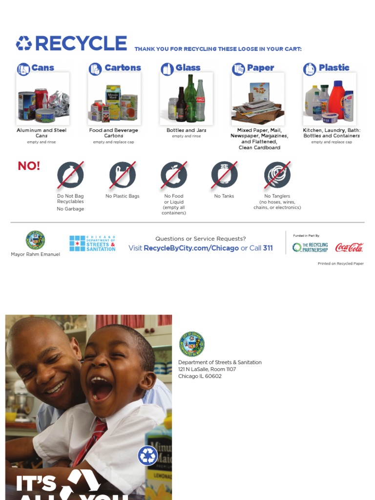 Chicago Recycling Postcard Campaign | PDF | Recycling | Waste