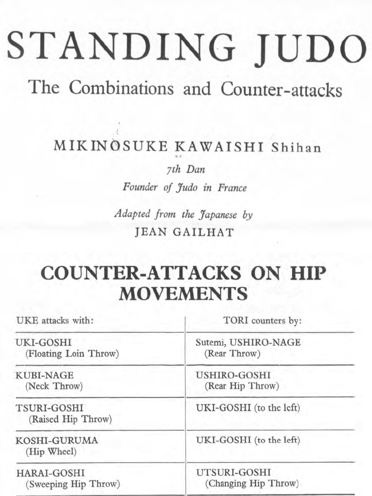 Judo Counter-Attacks Guide | PDF
