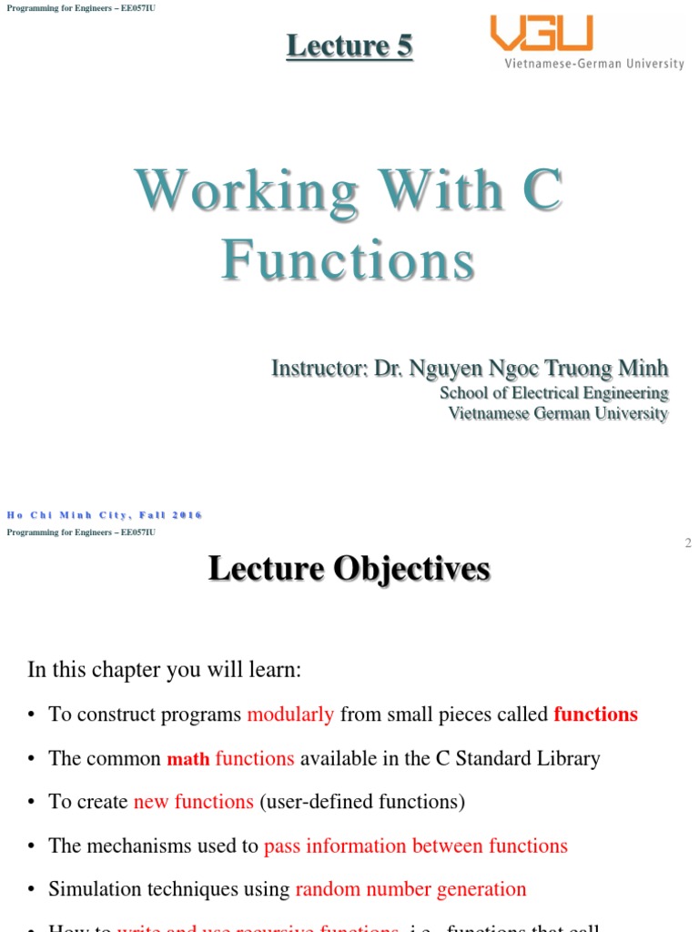 Lecture 5 Working With Functions Pdf Trigonometric Functions Parameter Computer Programming
