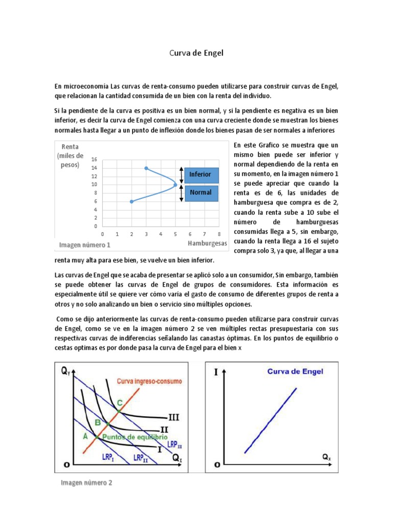 Curva de Engel | Microeconomía | Economía