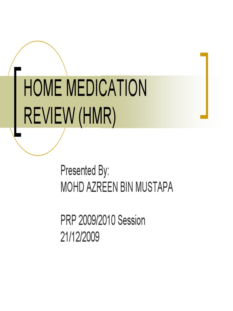 Home Medication Review | PDF | Pharmacy | Healthcare Industry