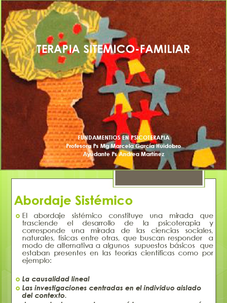 Sistemico Familiar Pdf Terapia Familiar Psicoterapia