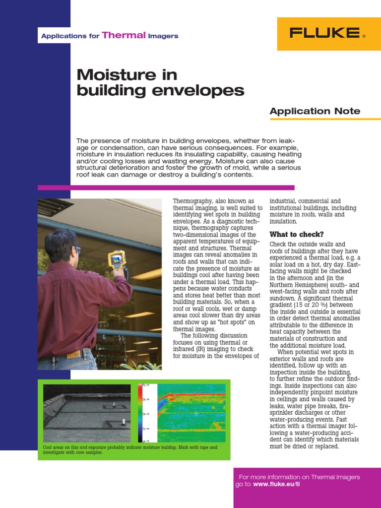 Moisture in Building Envelopes | PDF | Thermography | Building Insulation