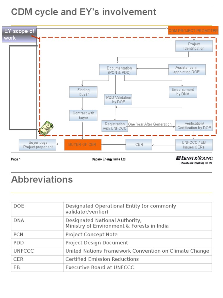 CDM Cycle and EY's Involvement: EY Scope of Work | PDF
