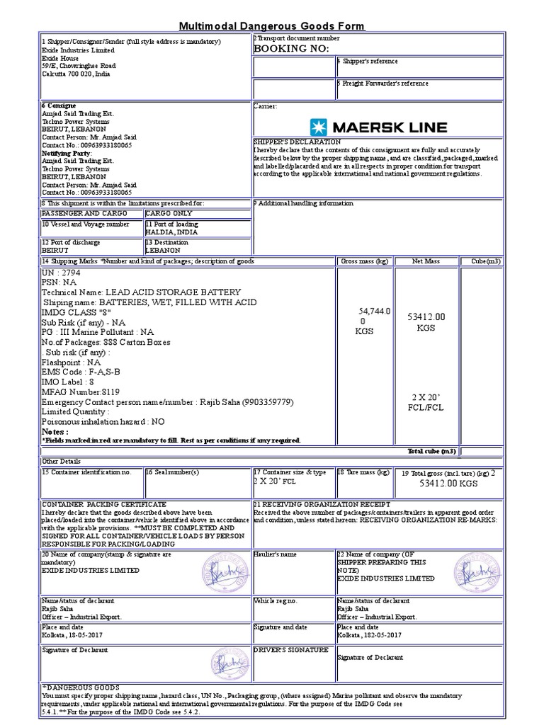 DGD - Copy | Dangerous Goods | Cargo | Prueba gratuita de 30 días | Scribd