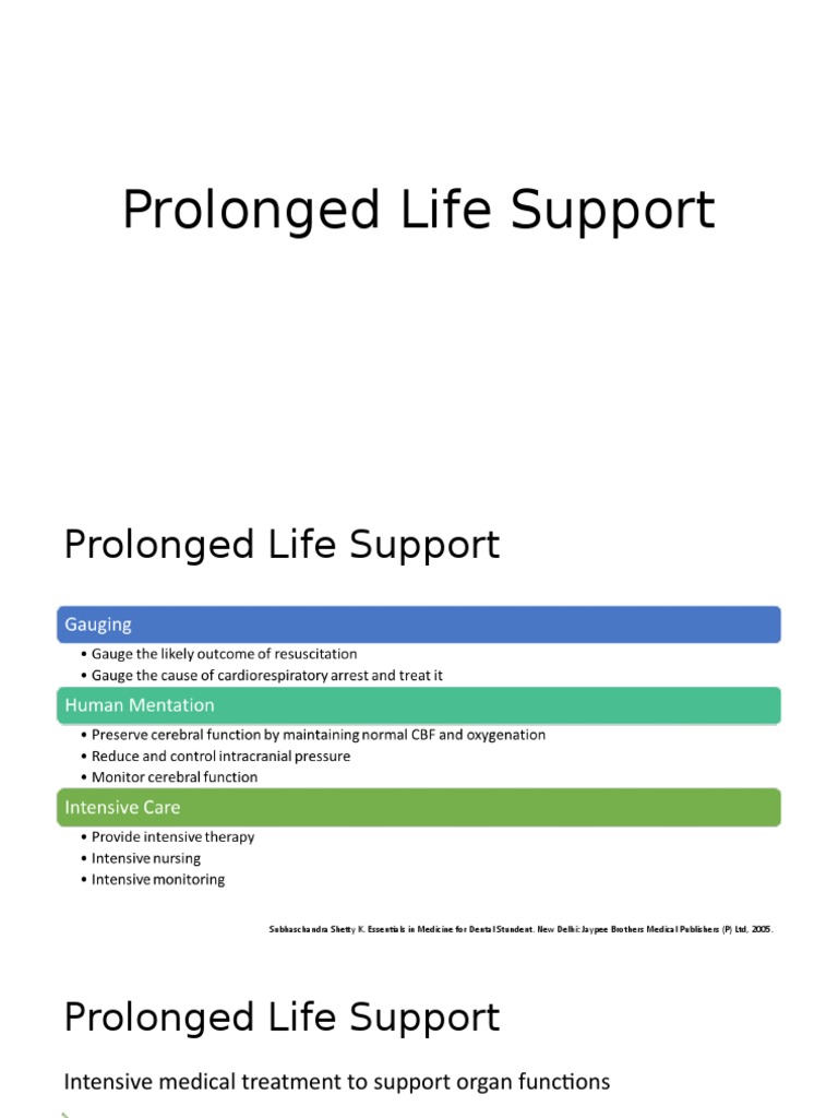 Prolonged Life Support | PDF | Self-Improvement | Wellness