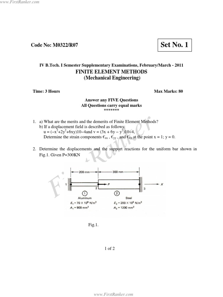 Finite Element Methods | PDF | Finite Element Method | Matrix (Mathematics)