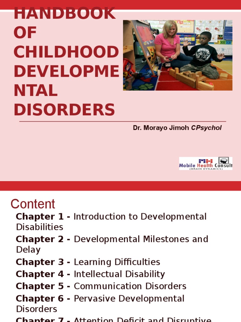 Handbook of Childhood Developmental Disorders | Download Free PDF ...