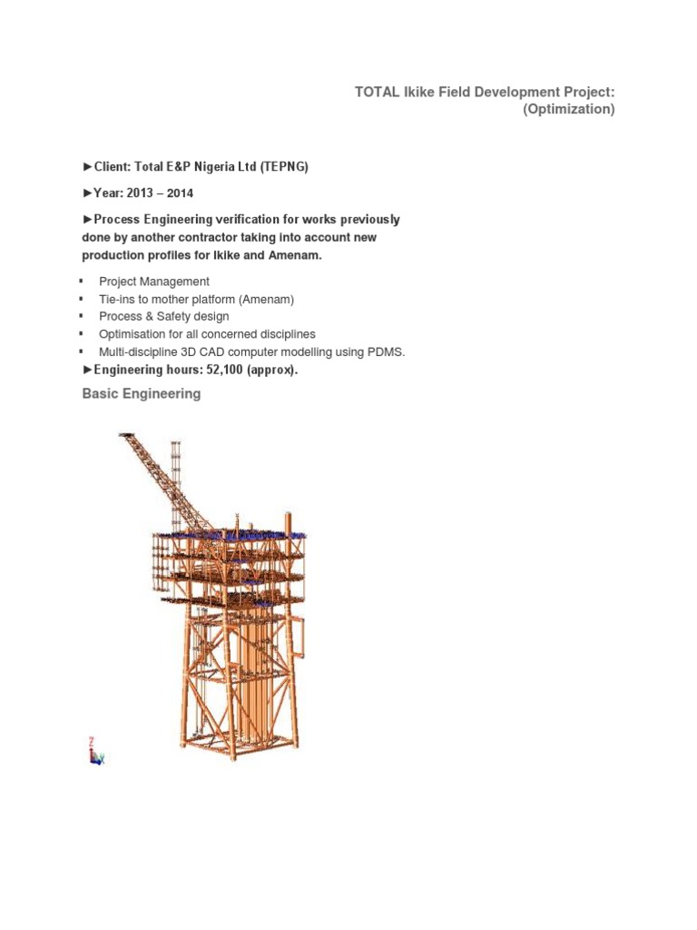 TOTAL Ikike Field Development Project | PDF | Natural Gas | Industries