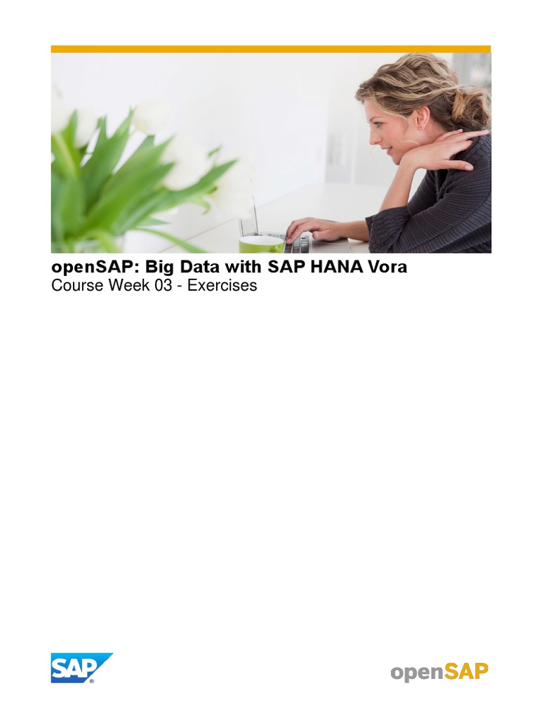 Opensap: Big Data With Sap Hana Vora: Course Week 03 - Exercises | PDF | Sap Se | Computer Data