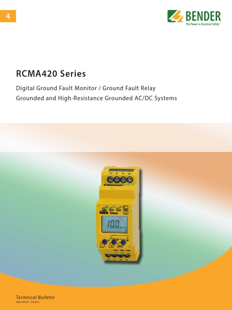 RCMA420 Datasheet NAE1042051 | PDF | Transformer | Relay