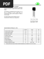 Y1 SMD Transistor Datasheet | PDF | Bipolar Junction Transistor ...