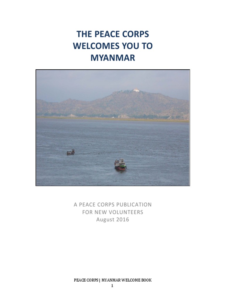 Myanmar Welcome Book Peace Corps 2016 | PDF | Myanmar | Foods